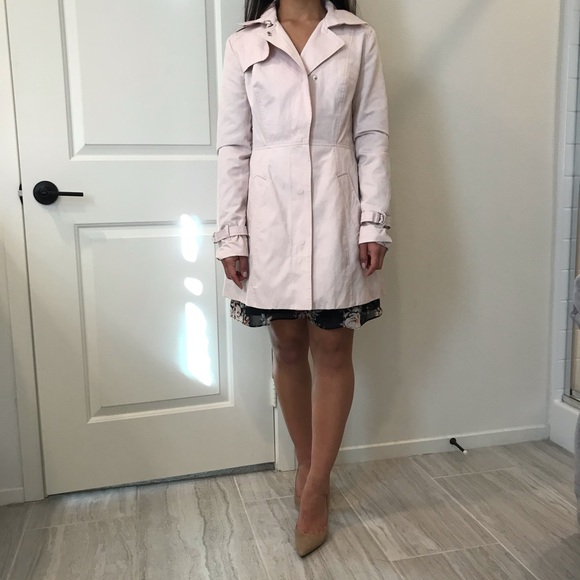 Express | Jackets & Coats | Express Pink Trench Coat | Poshmark